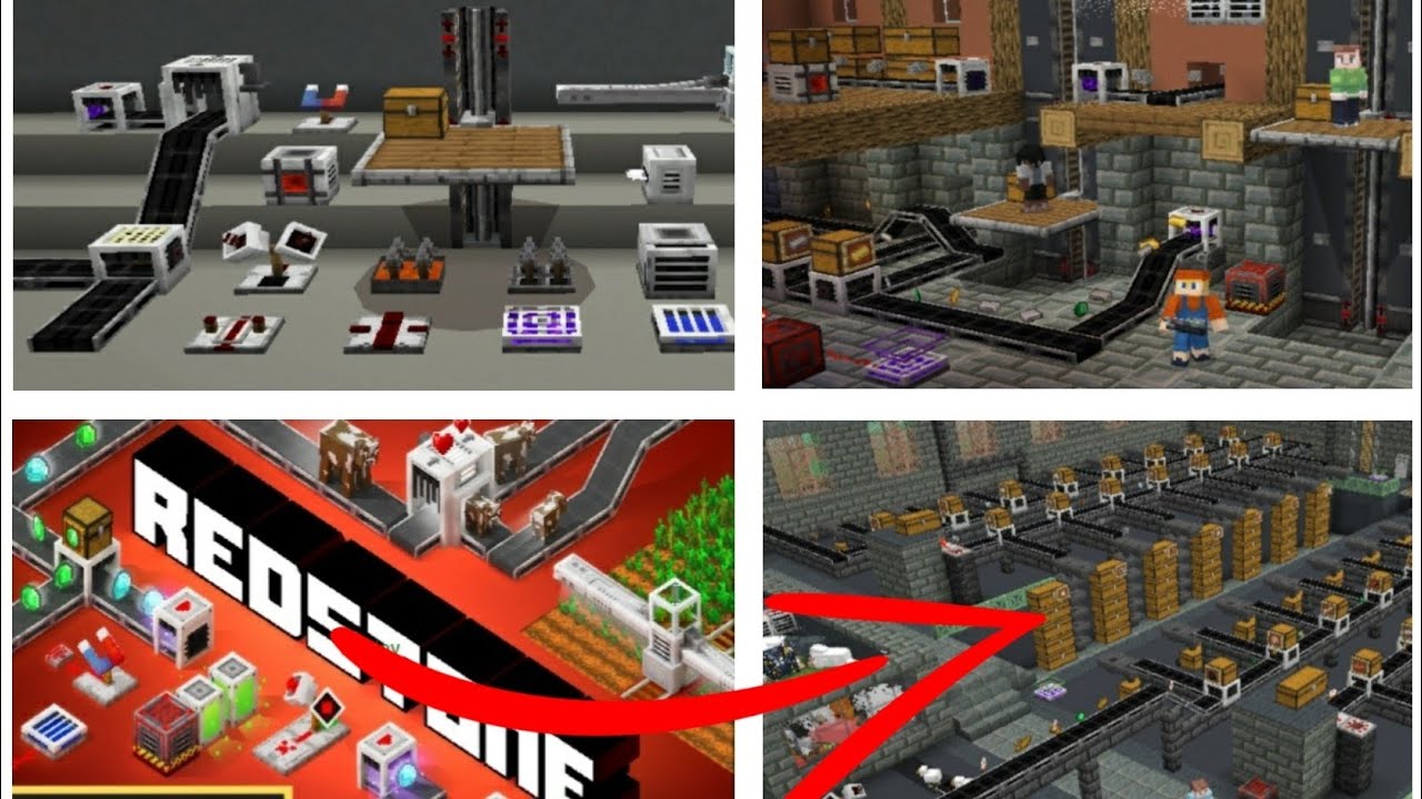 Redstone Addon showcase | MCPE 1.21+ | Minecraft PE - YouTube