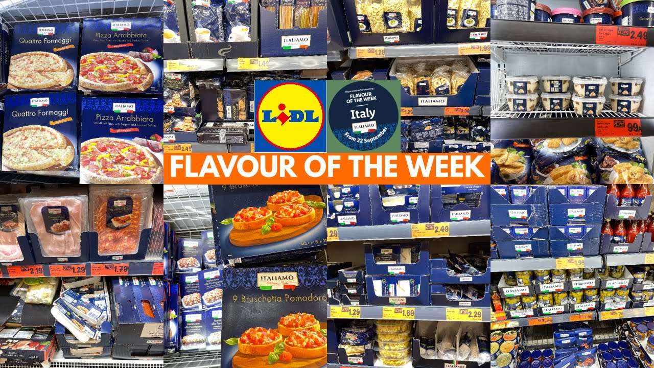 FLAVOUR OF THE WEEK: ITALY AT LIDL FROM THURSDAY 22 SEP 2022 | LIDL ...