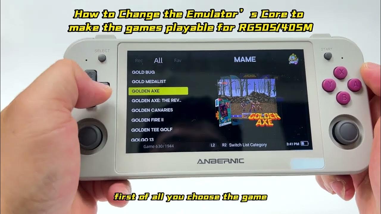 4、How to Change the Emulator’s Core to make the games playable for ...