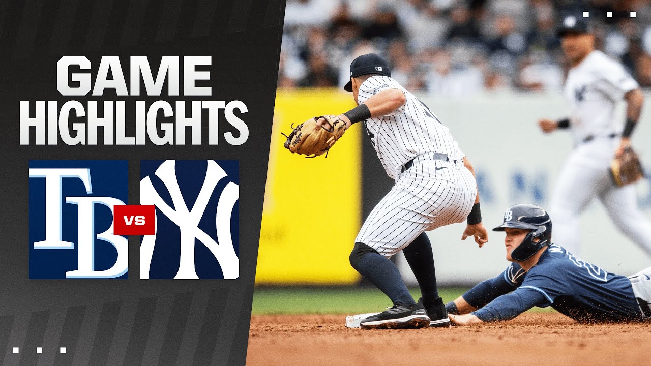 Rays vs. Yankees Game Highlights (4/21/24) | MLB Highlights - YouTube