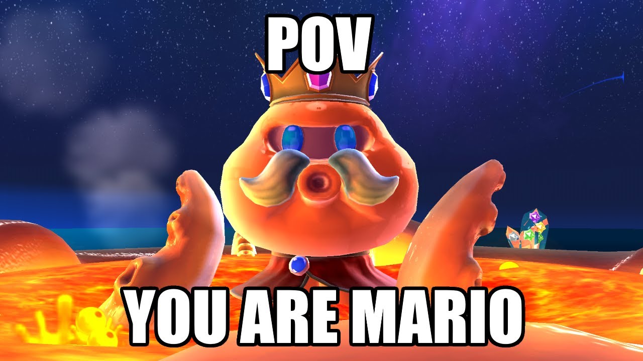 First Person in Super Mario Galaxy - YouTube