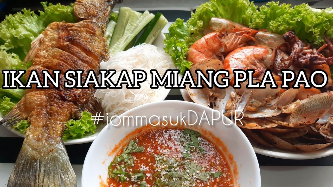 IKAN SIAKAP MIANG PLA PAO MUDAH - YouTube