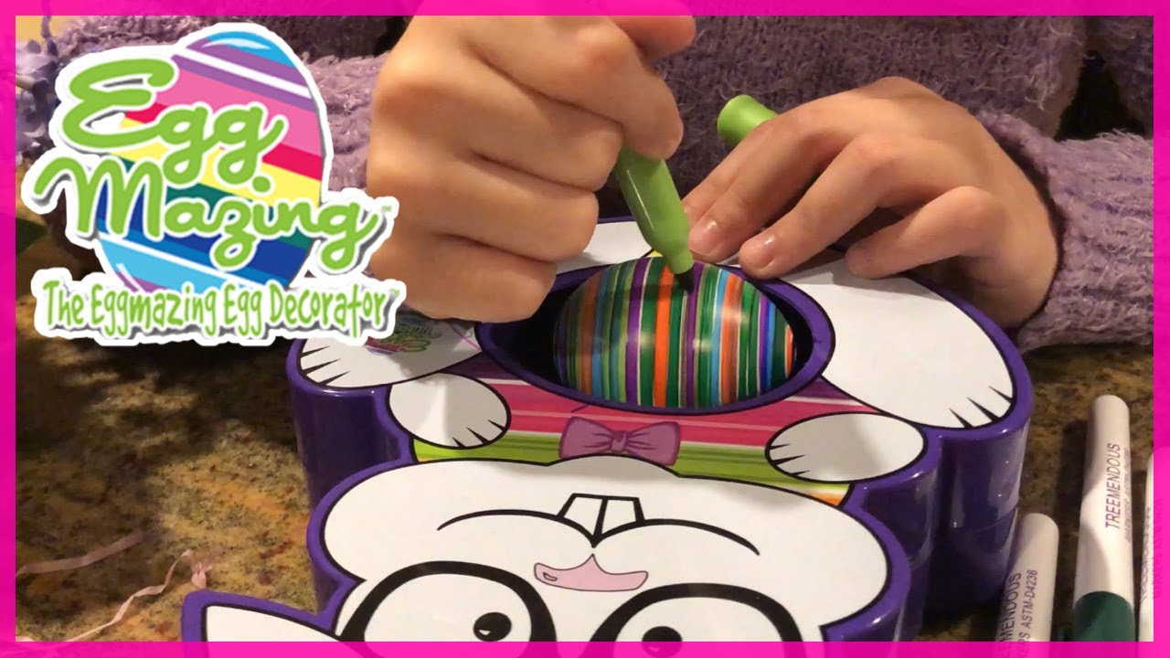 EGG-MAZING Challenge with The EggMazing Egg Decorator #ad - YouTube