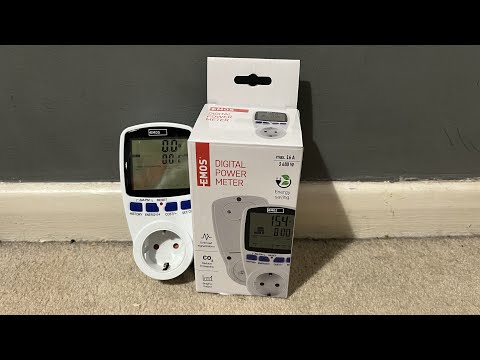 Emos 16A Digital Power Meter from Germany - YouTube