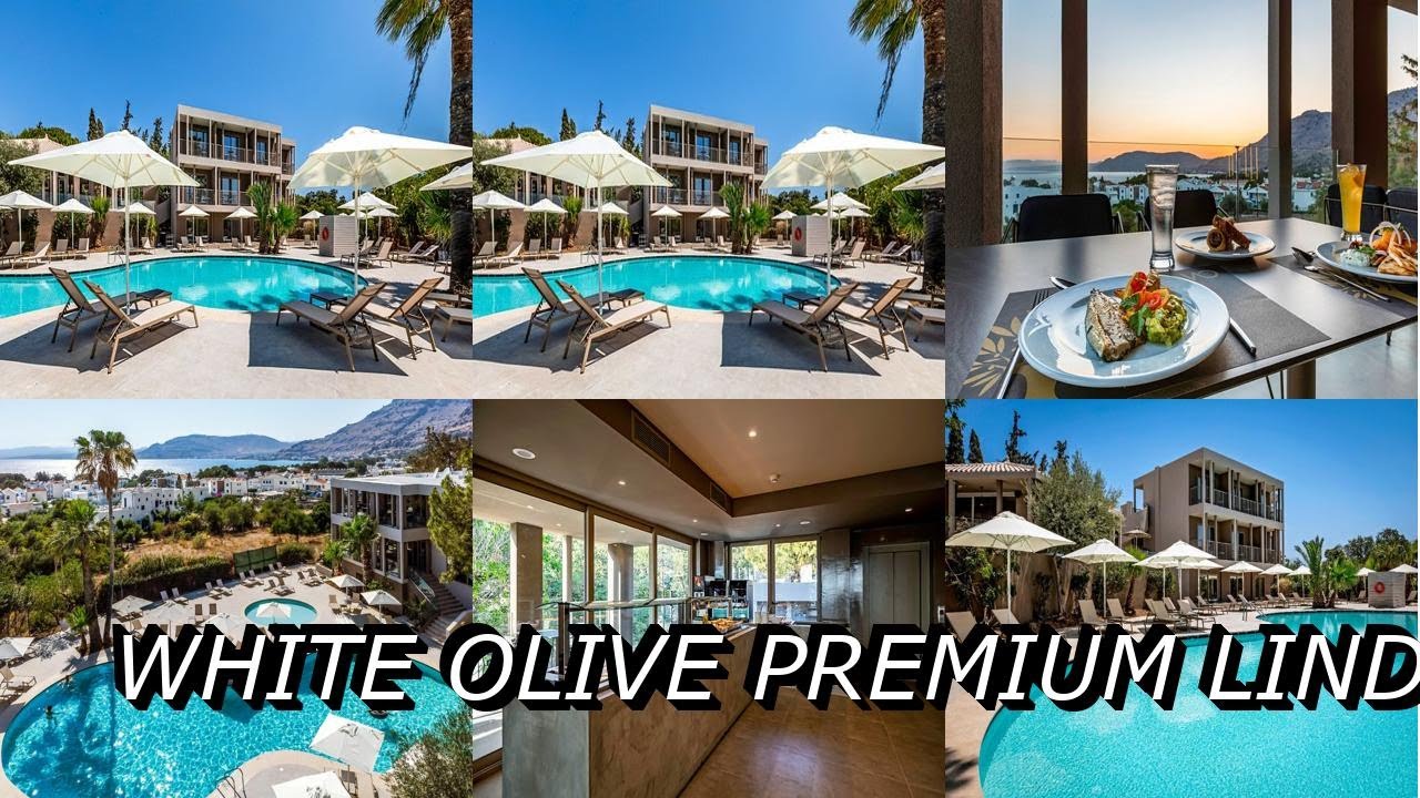 White Olive Premium Lindos, Pefki Rhodes, Greece - YouTube
