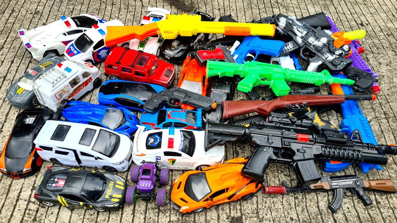 CAR TOYS and SHOTGUN, AK47, M16, REVOLVER, M60, AK10, PLANE, TOYS AND ...