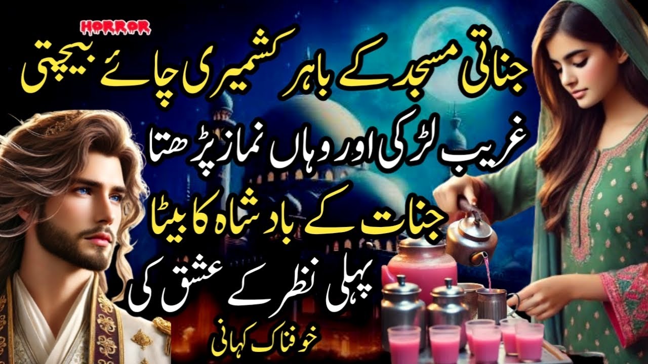 JINNATI MASJID KY BAHIR KASHMIRI CHAI BAICHTI GAREEB LARKI AUR WAHAN ...