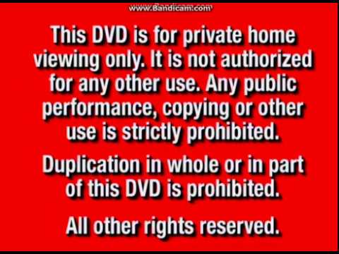 Blood Red Disney DVD FBI Warning Screens (2000-2006) - YouTube