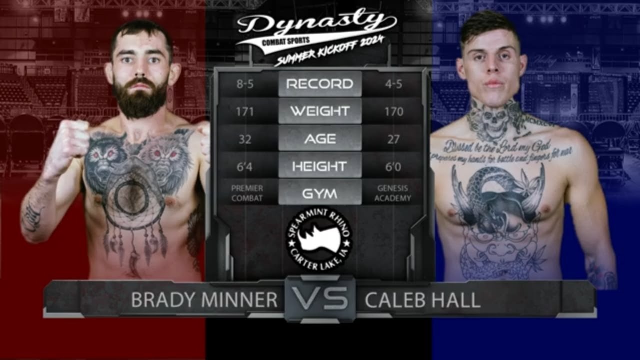 Brady Minner vs Caleb Hall - YouTube