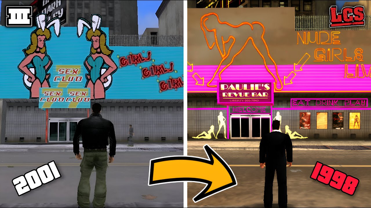 GTA 3 vs GTA Liberty City Stories MAP COMPARISON (Portland) - YouTube