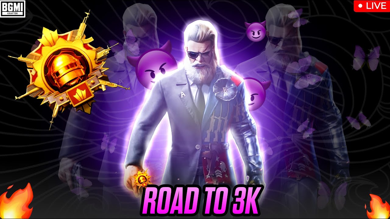 TEAMCODE 3K KRVAO ROYAL PASS GIVE AWAY LEJAO ️ ROAD TO 3K GAMER IS BACK ...