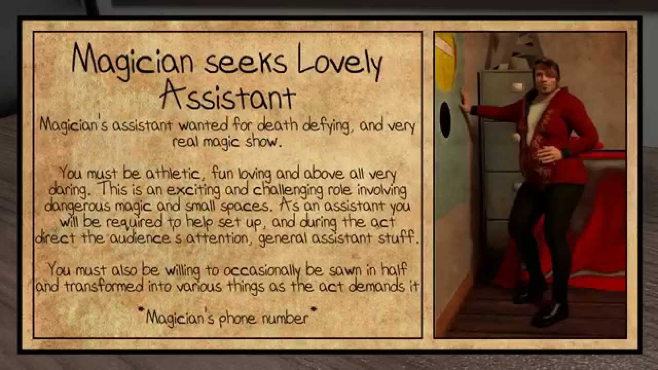 The Magician's Assistant Part One - YouTube