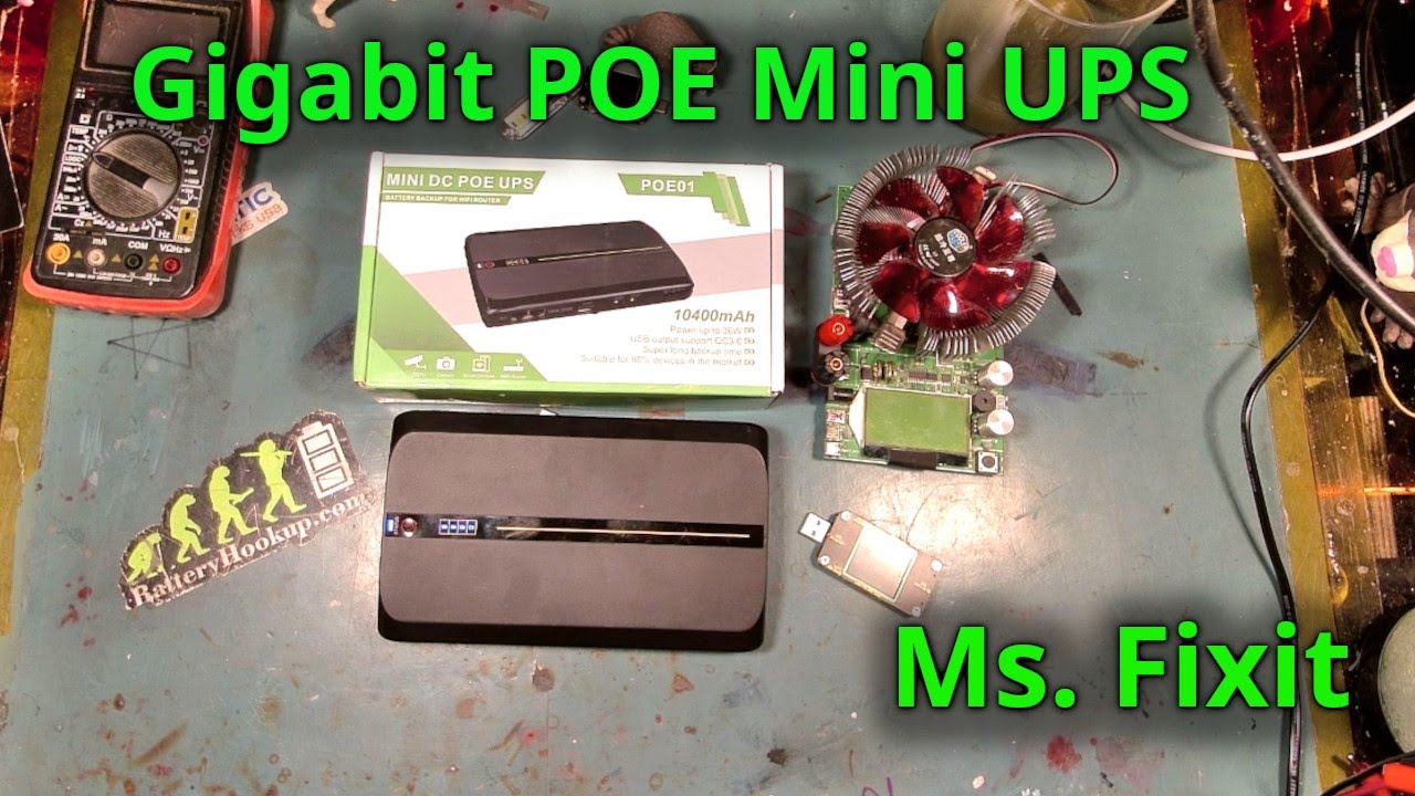 Gigabit POE Mini UPS Review! - YouTube