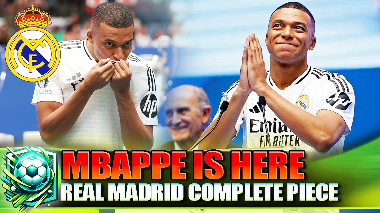 MBAPPE KISSING THE REAL MADRID LOGO A BLOW TO PSG - BELLINGHAM NEW ROLE ...