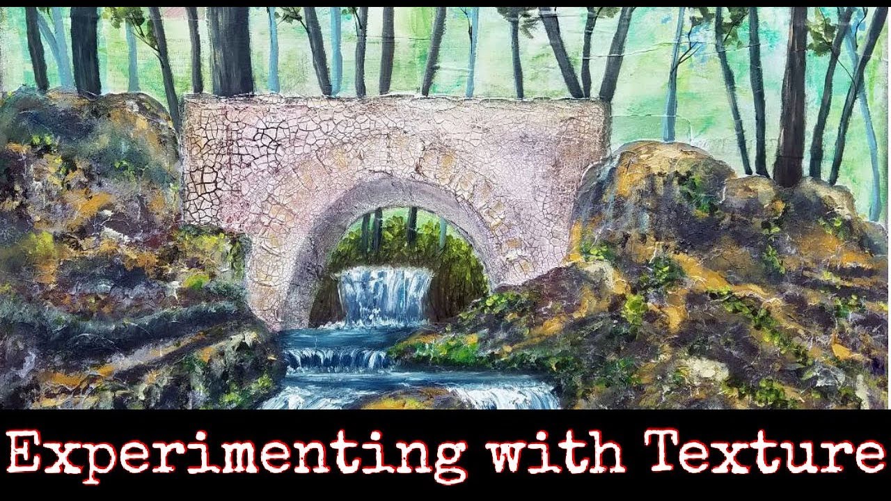 Experimenting with texture | Mixed Media | In the studio with H - YouTube
