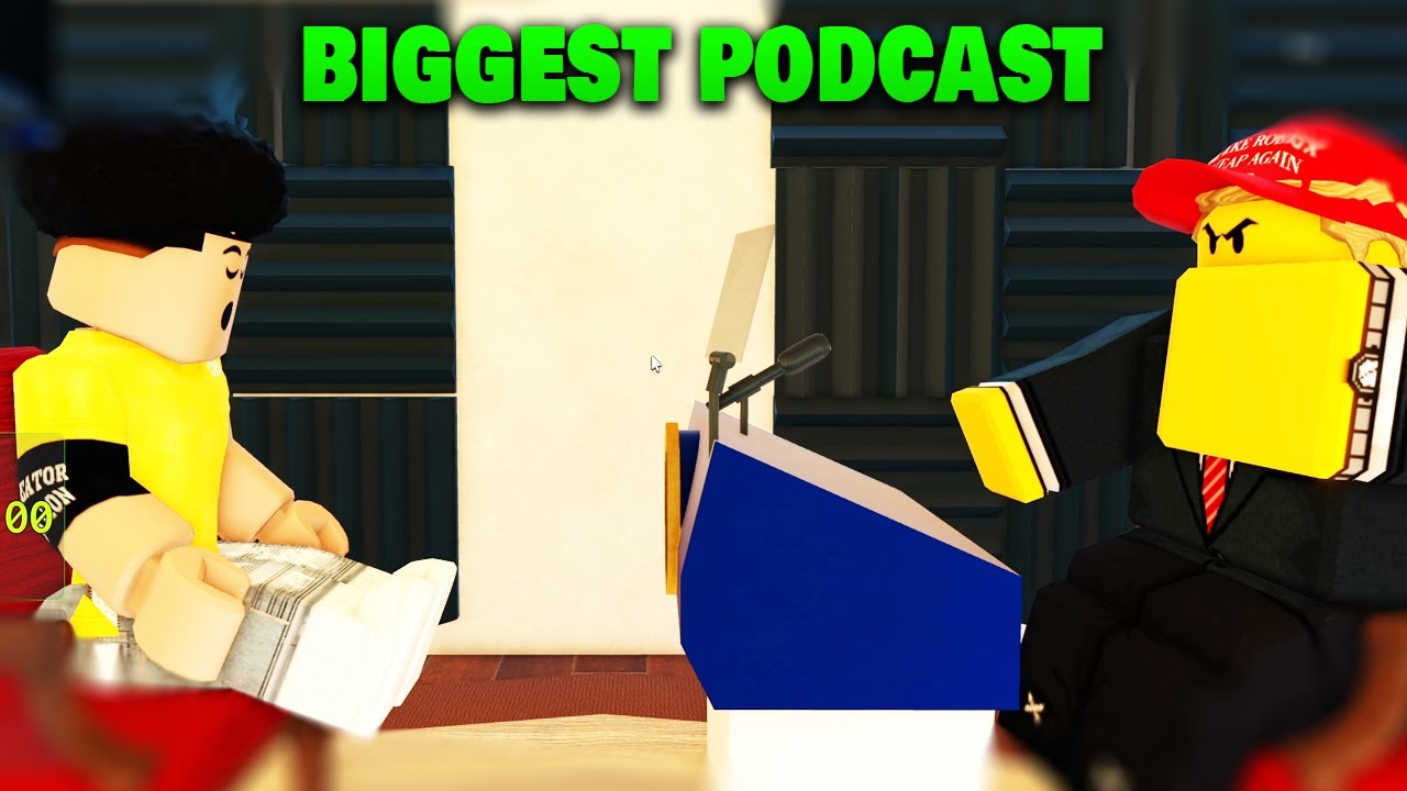 I Created The Biggest Podcast In Roblox Podcast Tycoon - YouTube