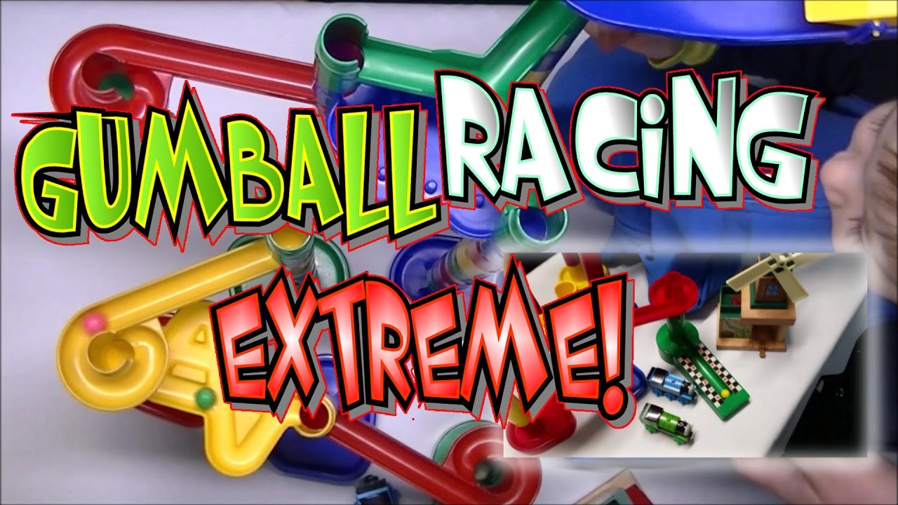 Racing Gumballs Through a Marble Maze | Box of Adventure for Kids - YouTube