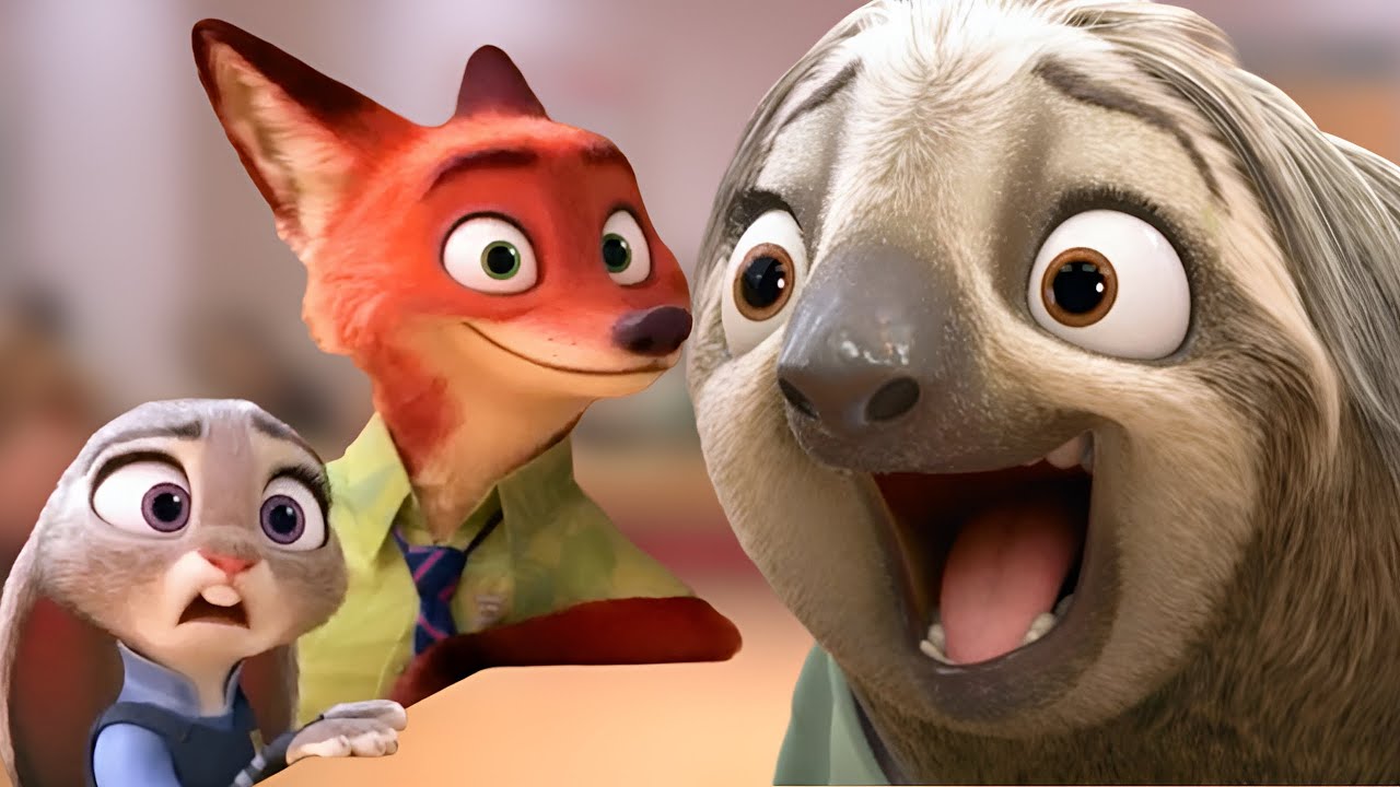 Flash: The Slowest Sloth with the Fastest Humor in Zootopia - YouTube