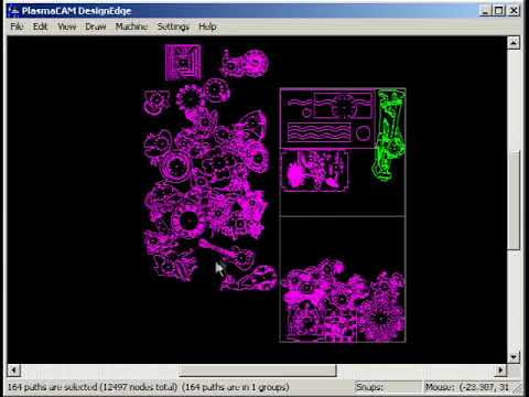 CNC Plasma - Nesting Software Demo for PlasmaCAM & Samson Tables - YouTube