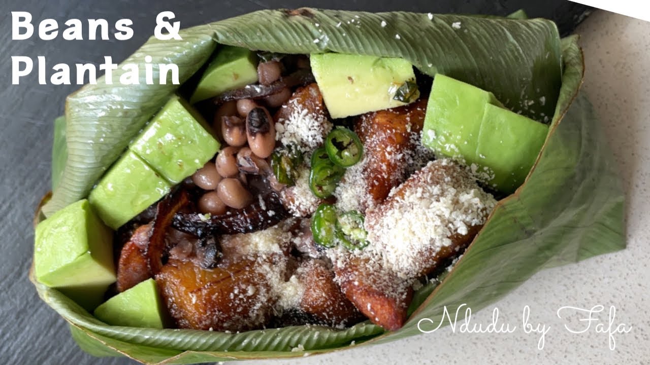 Tastiest Ghana Beans & Plantain recipe ️Ndudu by Fafa - YouTube