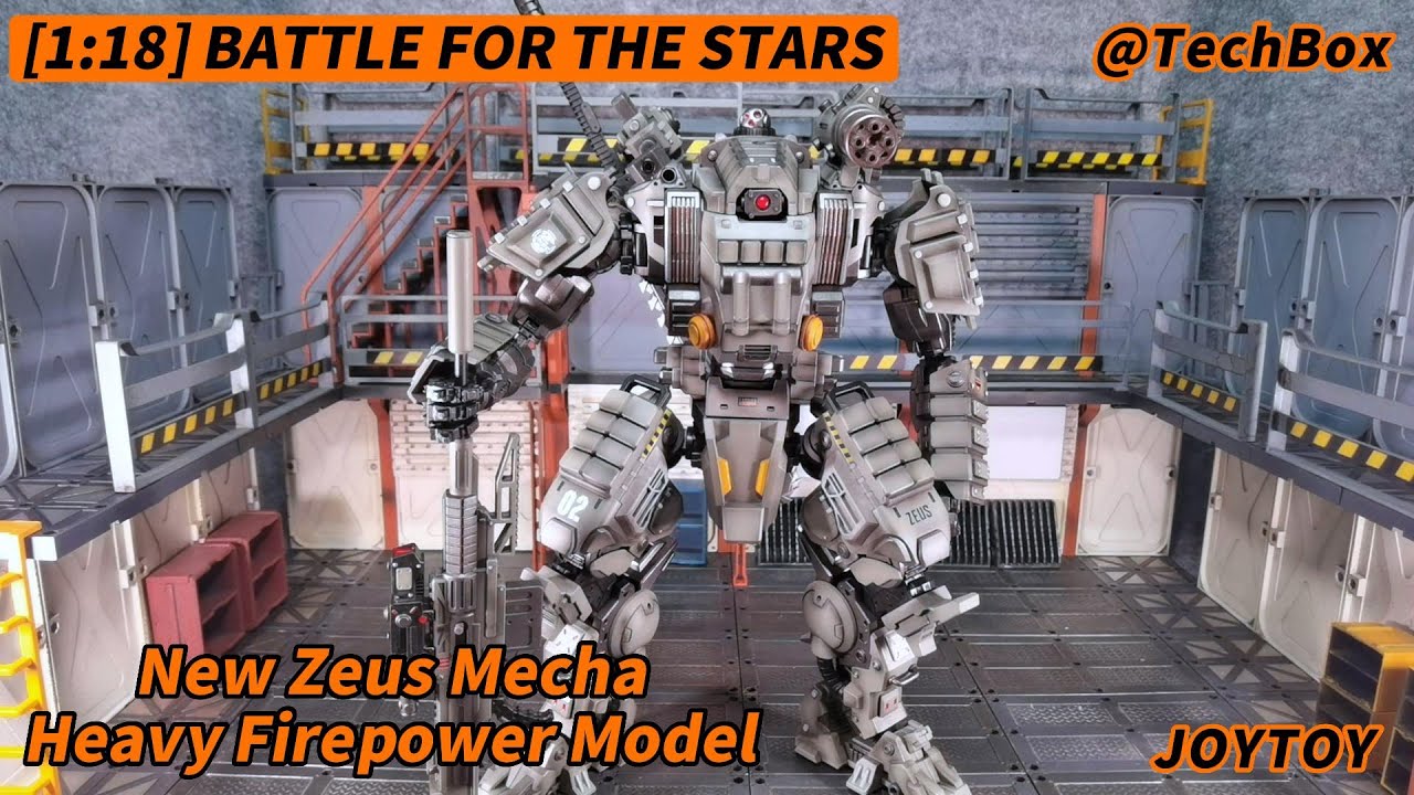 Joytoy Battle For The Stars, New Zeus Mecha Heavy Firepower Model, 1/18 ...