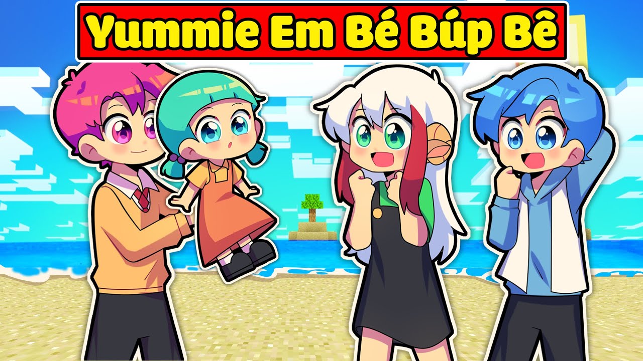 SINH TỐ BẤT NGỜ KHI YUMMIE BIẾN THÀNH BÚP BÊ CON MỰC TRONG MINECRAFT ...