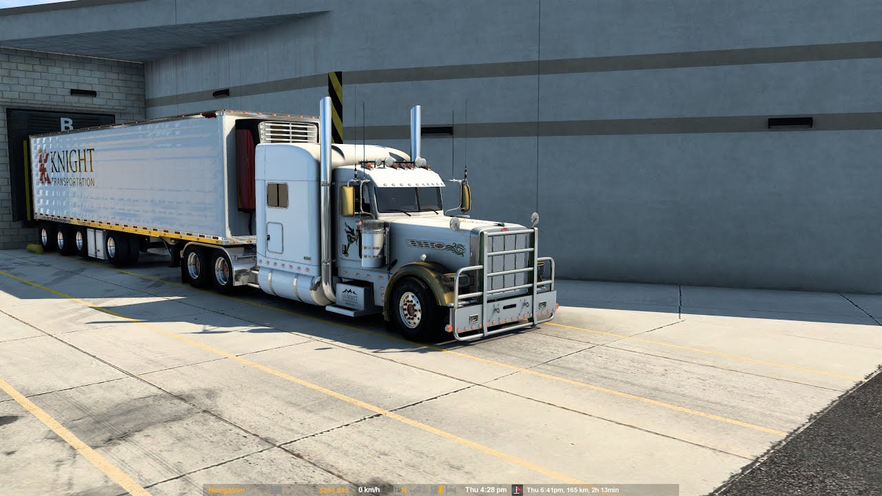 American Truck Simulator 1.40 Open Beta Jon Ruda Peterbilt 389 Glider ...