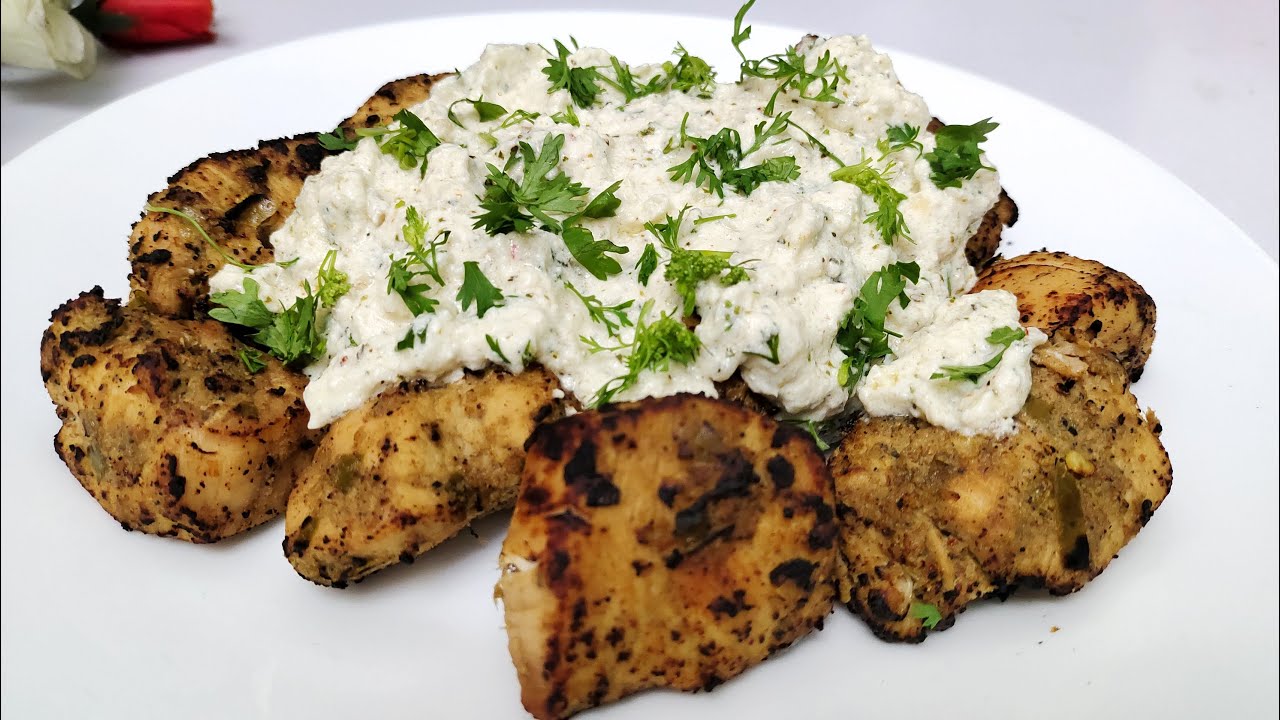 Dahi Lasuni Chicken Tikka | How to make Chicken Lasooni Tikka | Lehsuni ...