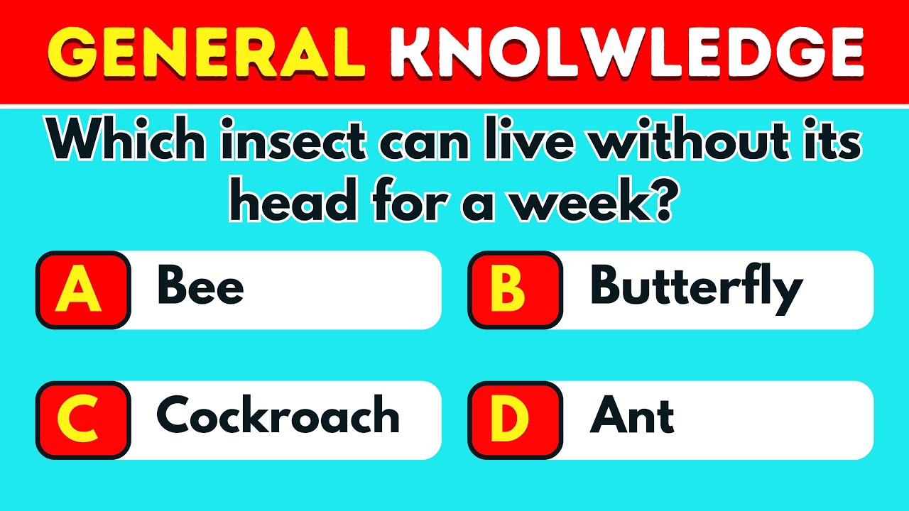 How Much Do You Really Know? Take This 30-Question General Knowledge Challenge! - YouTube