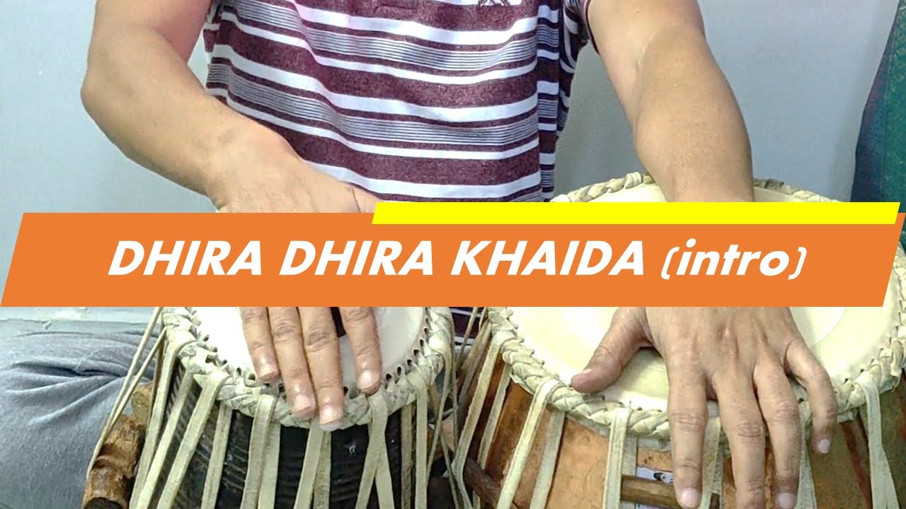 Tabla Lessons For Beginners - by Jaikishan - Lesson 6 - Dhir Dhir ...