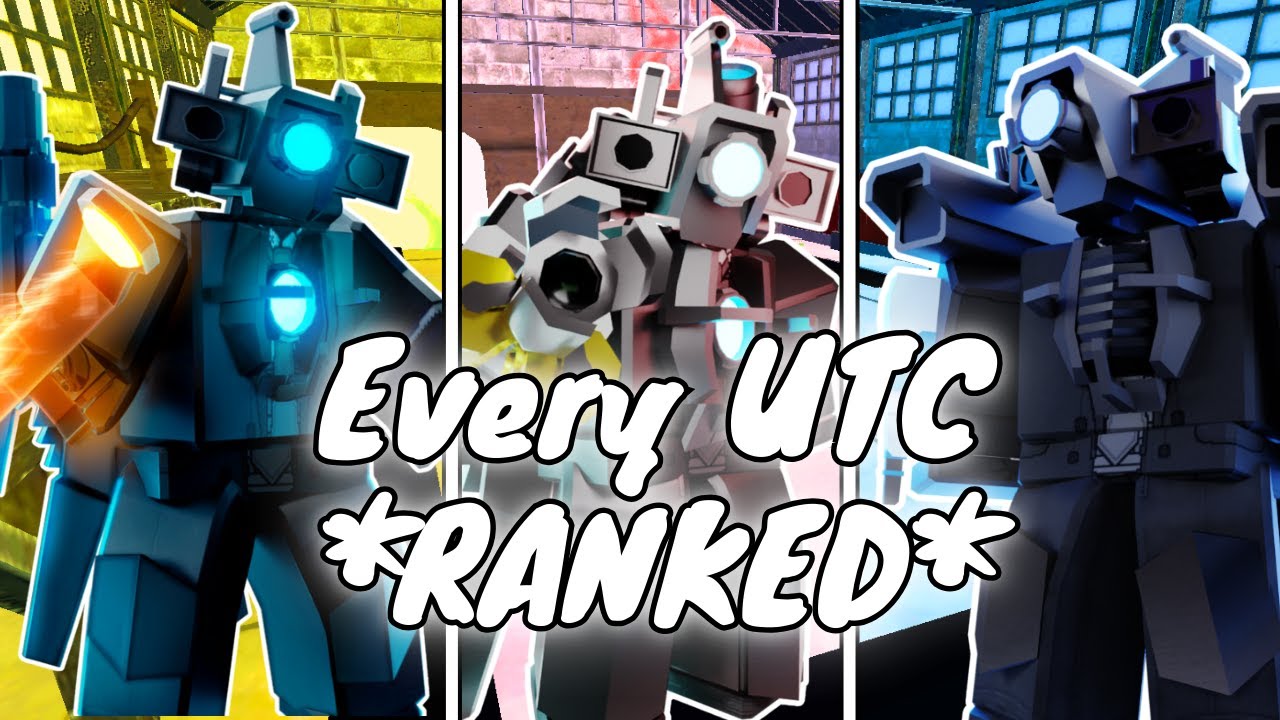 Every *UTC* Ranked... (Toilet Tower Defense) - YouTube