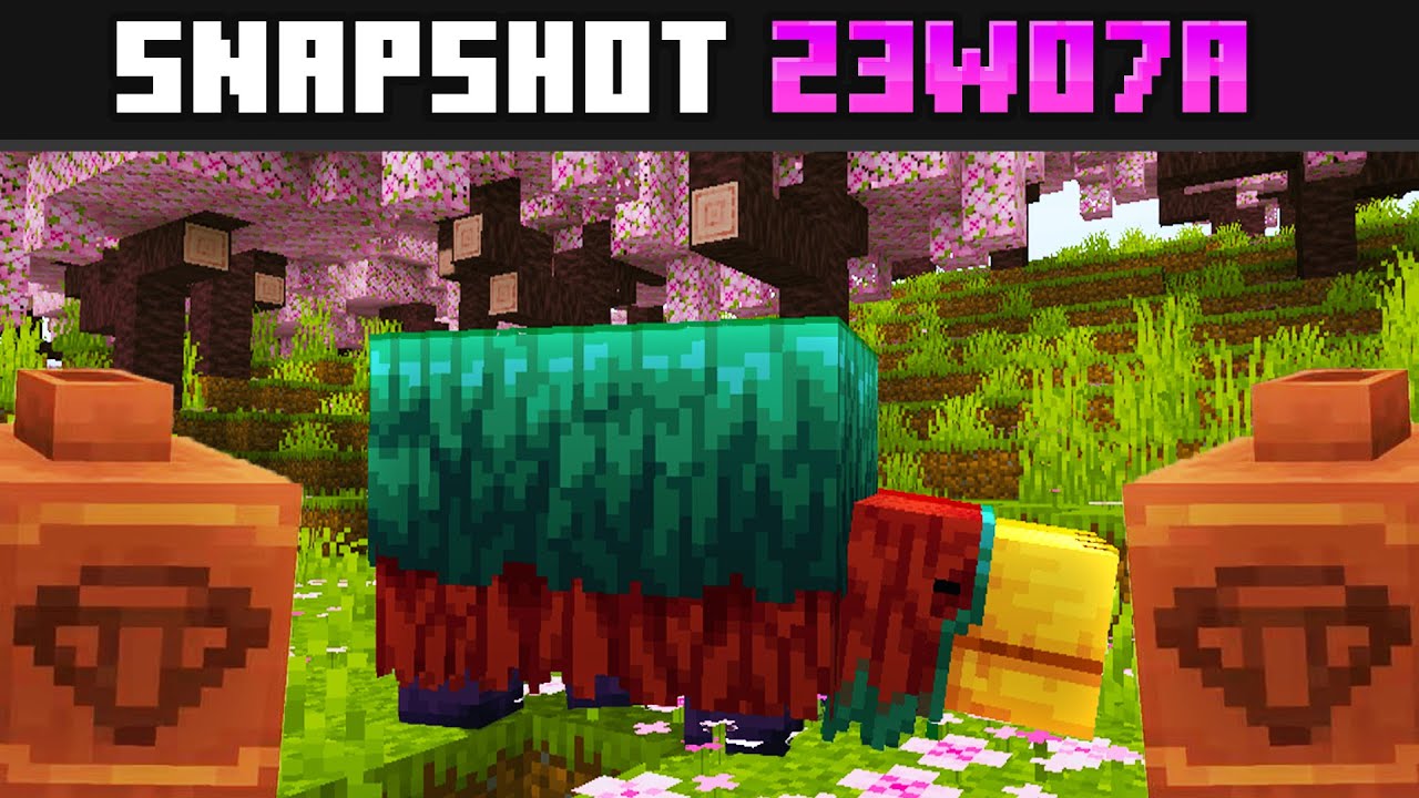 Arheologia,Biom De Cires,Sniffer | Minecraft 1.20 Snapshot 23w07a - YouTube
