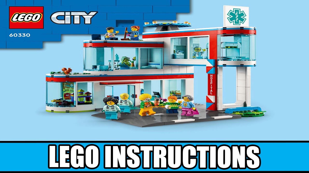 LEGO Instructions | City | 60330 | Hospital (Book 3) - YouTube