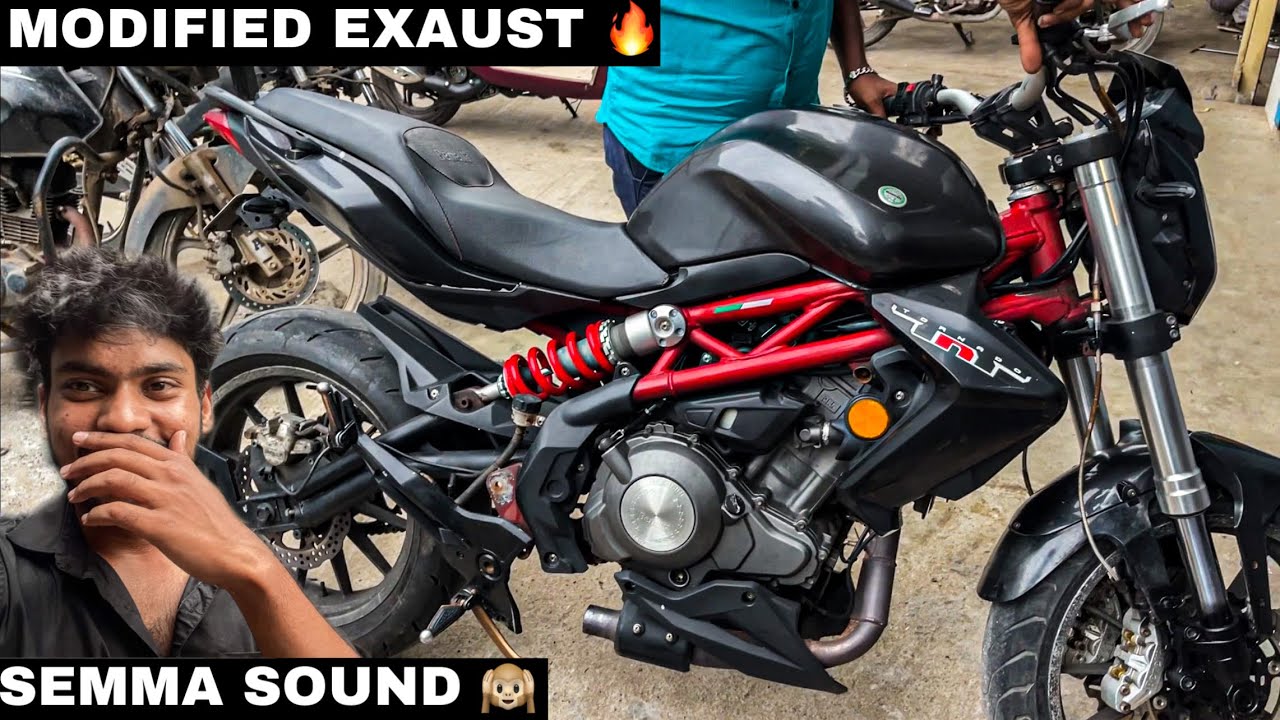 SUPER BIKE SOUND 🔥 IN OUR BENILLI || MODIFIED EXAUST 😱|| SEMMA SOUND 😍 ...