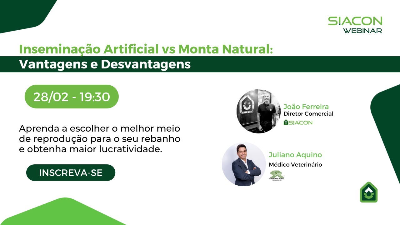 [WEBINAR] Inseminação Artificial vs Monta Natural: Vantagens e ...