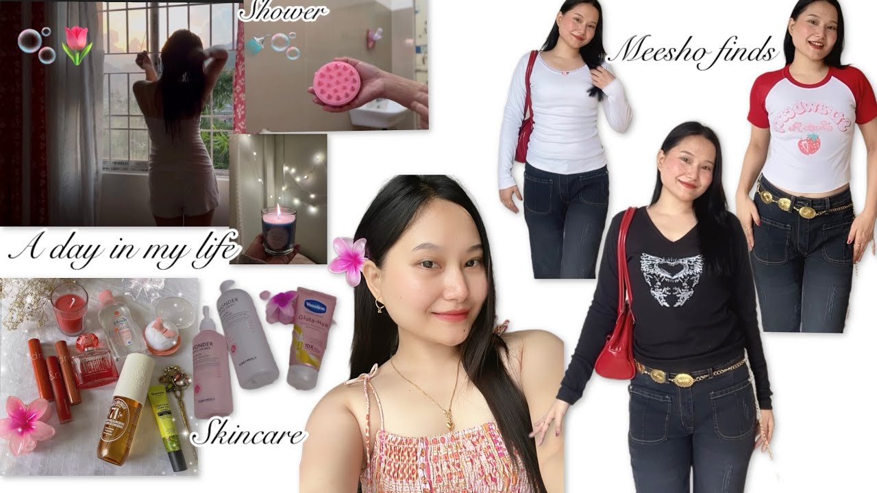 A Day in my life: Meesho haul || try on haul 🫧🌷 - YouTube
