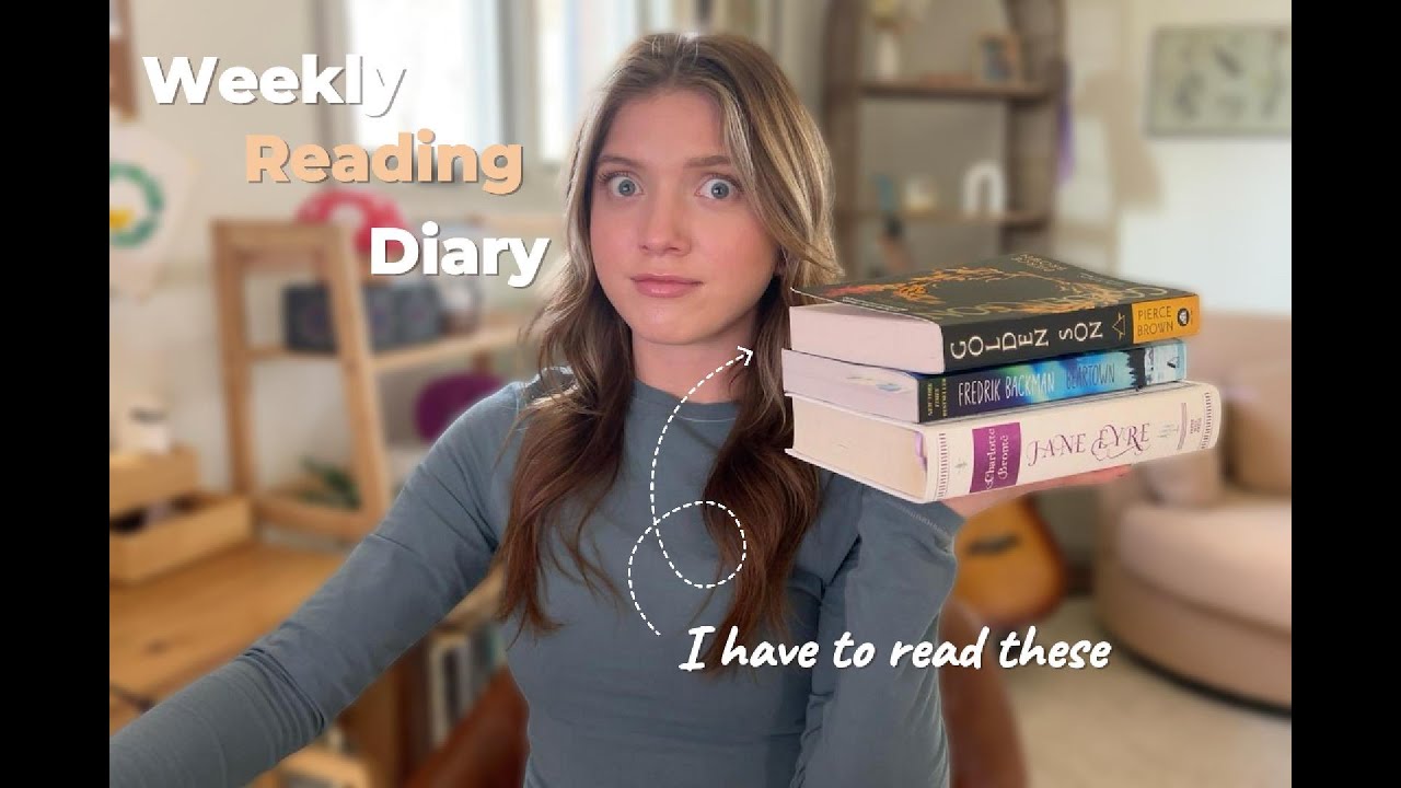 my first weekly reading diary + TBR picks are IN! - YouTube