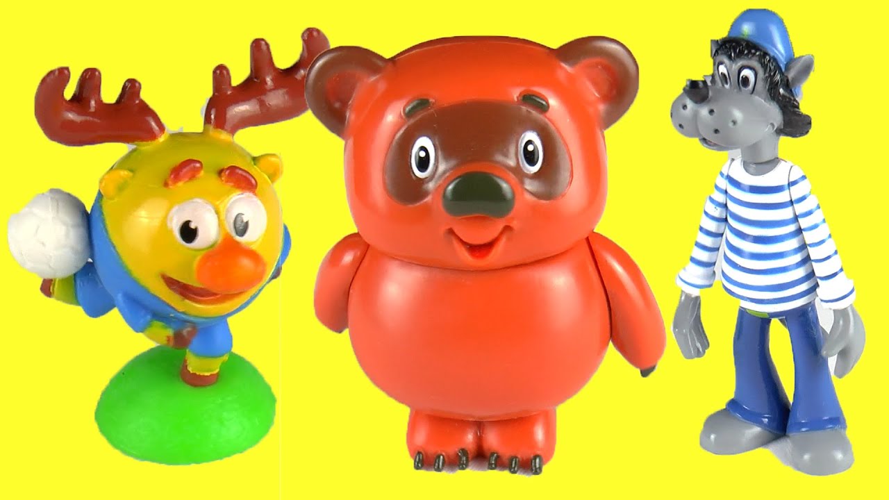 Soviet Russia Toys from Cartoons Smeshariki Ну погоди Смешарики - YouTube