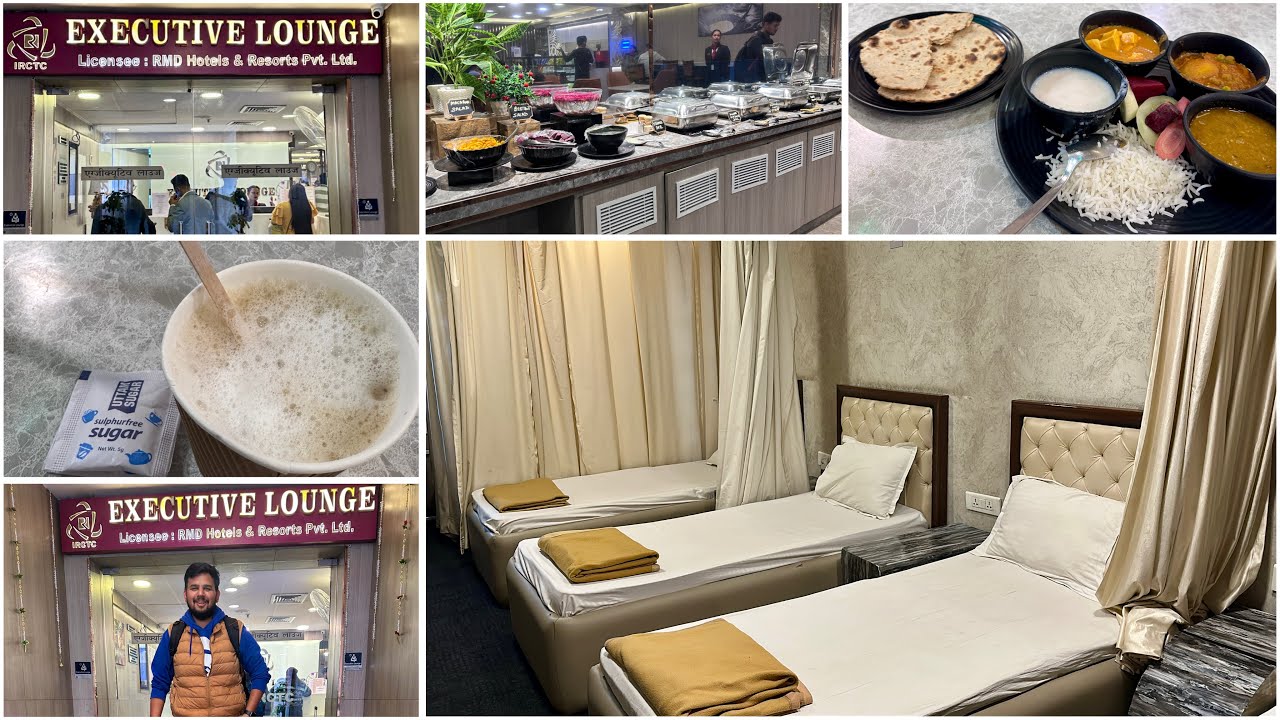 IRCTC Executive Lounge Full Tour | New Delhi Railway Station - YouTube