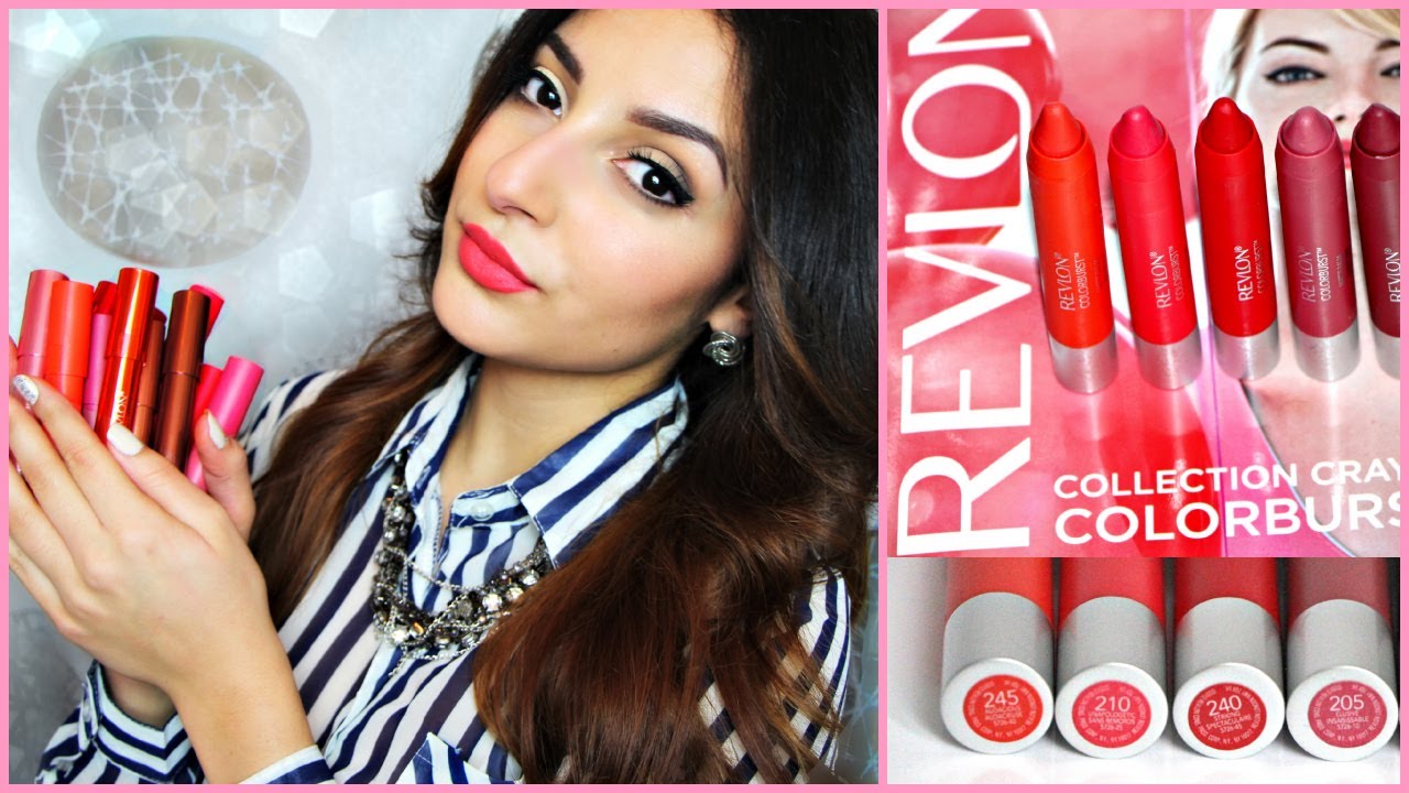 Revue & swatchs : Revlon Colorburst ♡ - YouTube