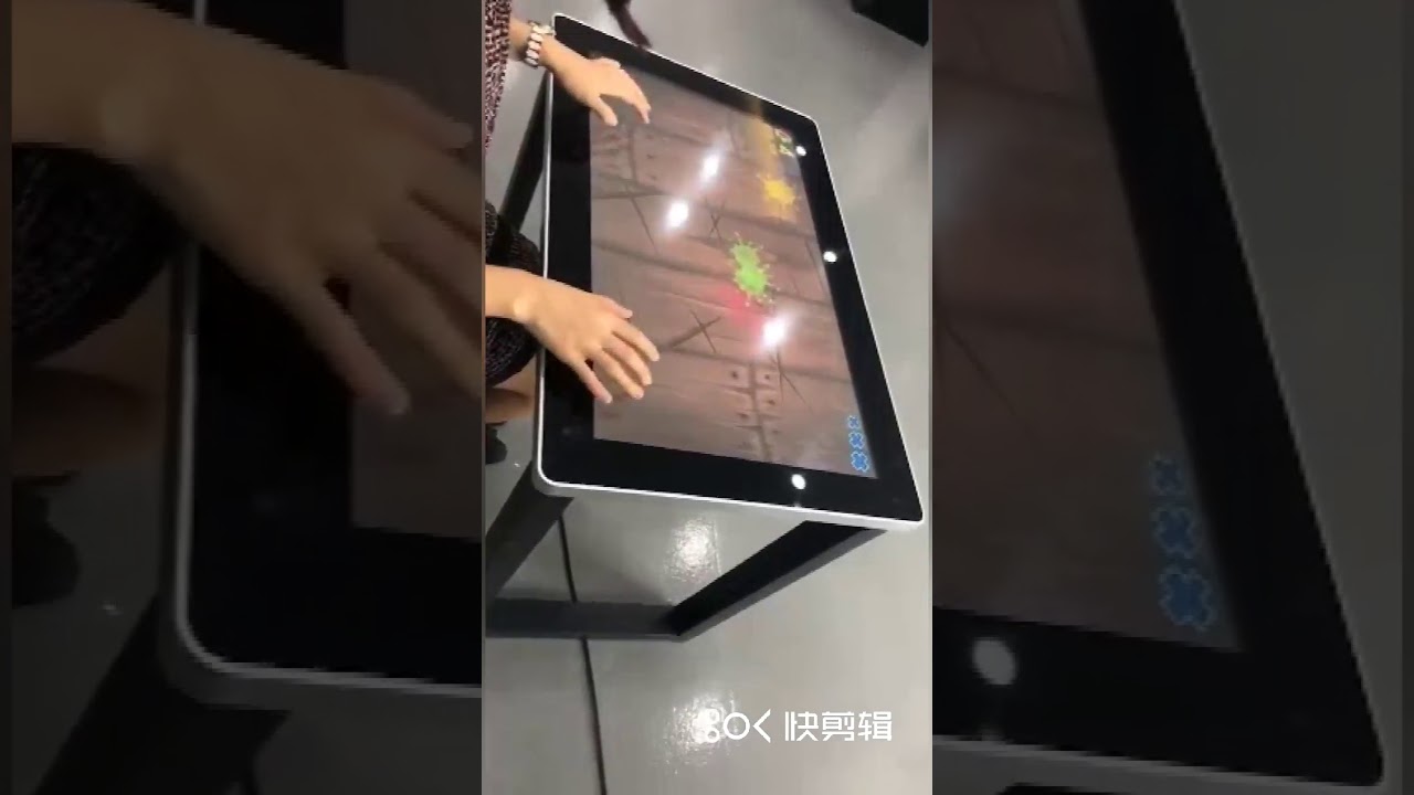 47 Inch lg lcd OPS Android Wifi Interactive Kiosk Touch Table - YouTube
