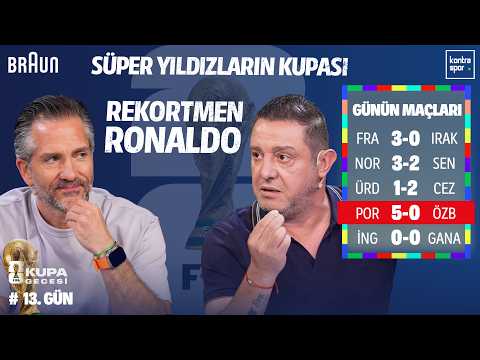 🔴 CANLI | Portekiz - Özbekistan, İngiltere - Gana | Nihat Kahveci, Nebil Evren | Kupa Gecesi #13