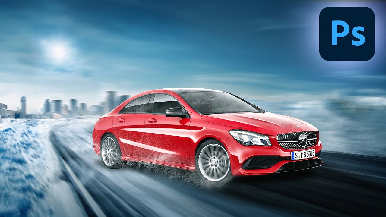 Mercedes CAR DESIGN | manipulation in Photoshop 🔥 - YouTube