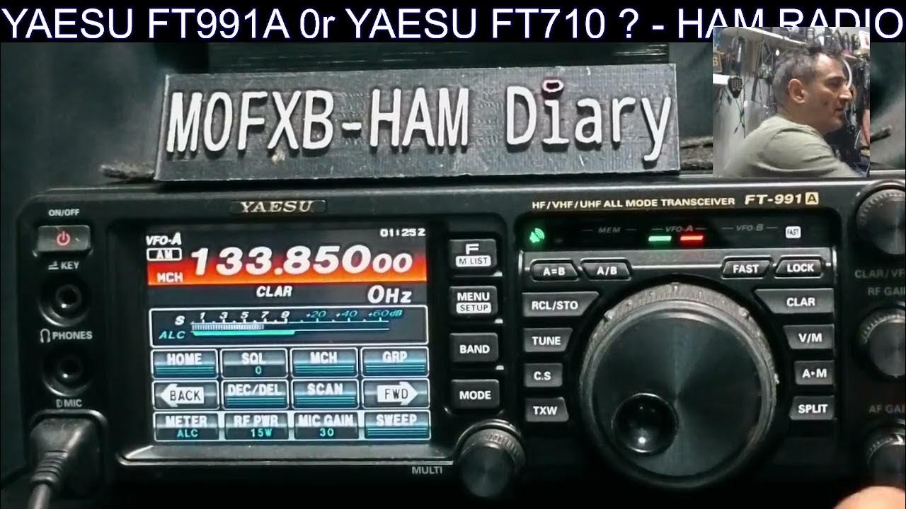 YAESU FT991A - MEMORY CHANNEL SELECTOR - YouTube