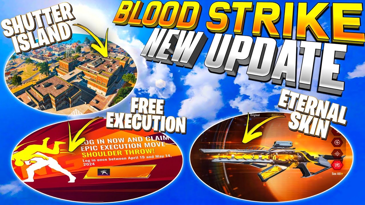 BLOOD STRIKE NEW UPDATE: New Map SHUTTER ISLAND, New Hero, New Weapon ...