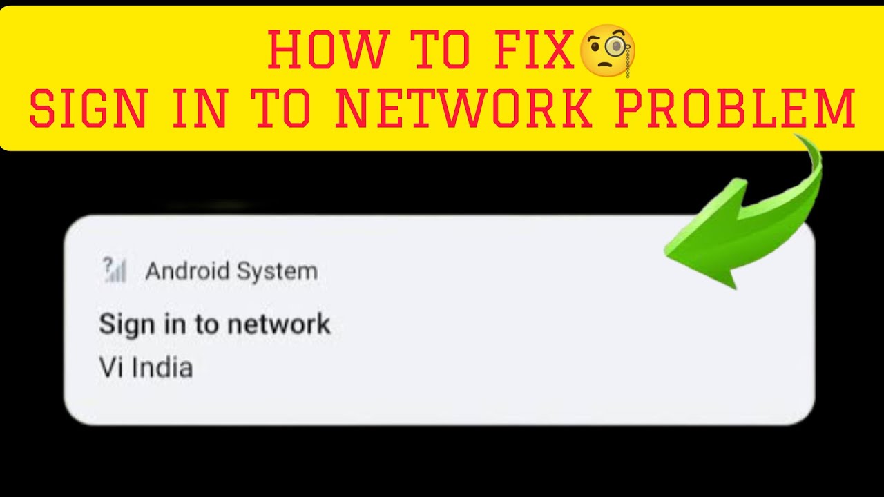 How To Fix "Sign in to network" Problem|| Vodafone/Jio/ Airtel Problem ...