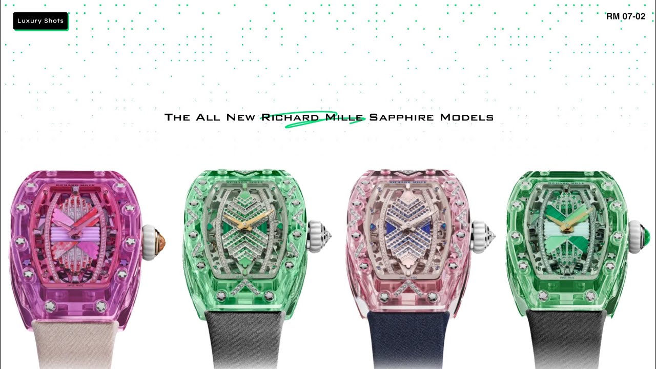 The All New Richard Mille RM 07-02 Automatic Sapphire Watches || Best ...