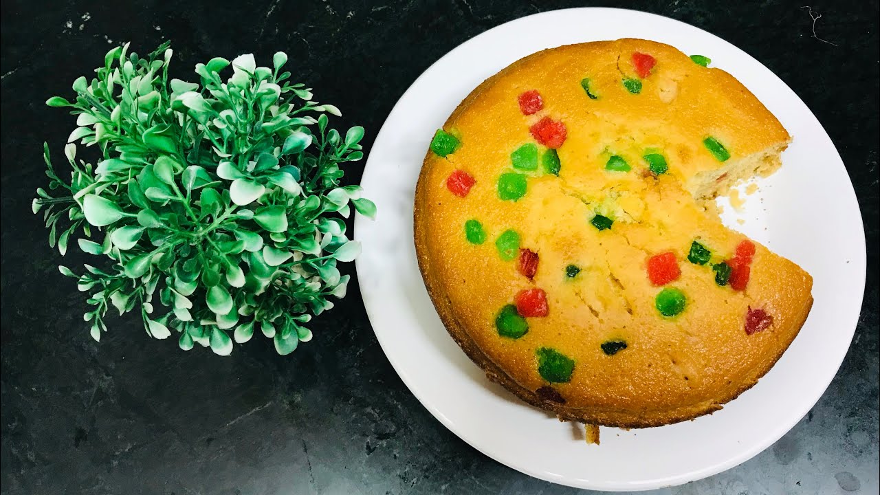 How to make Tuti Fruti Cake | Suji ka Cake | tea special cake recipe ...