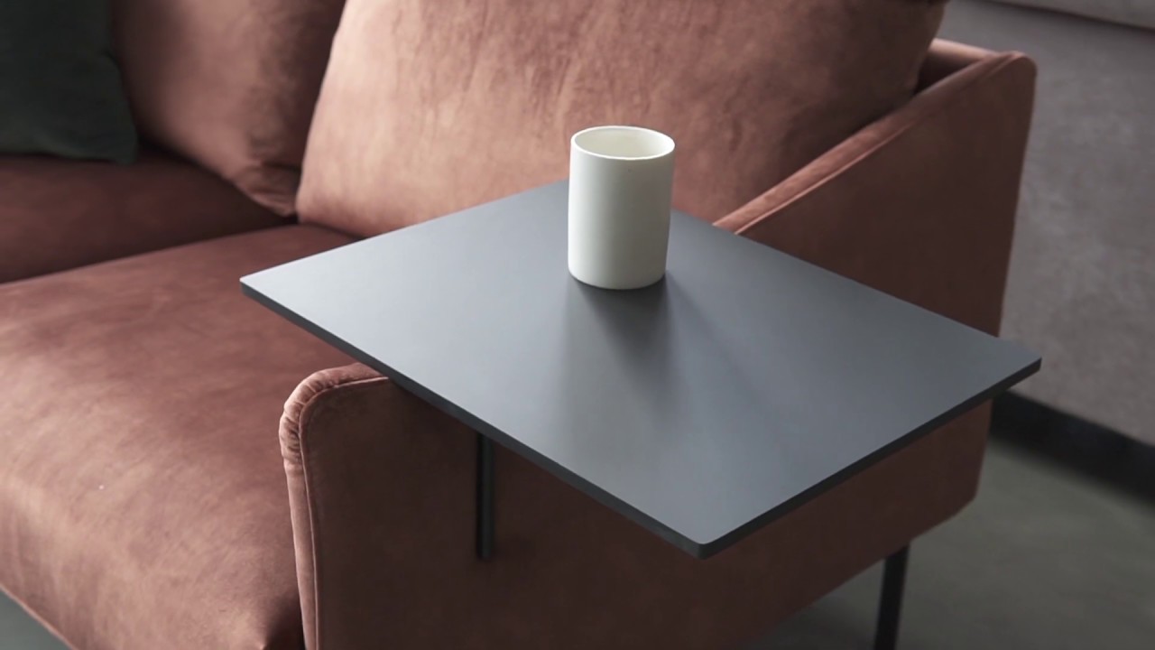 HELPER Sofa side table by ELENSEN - YouTube