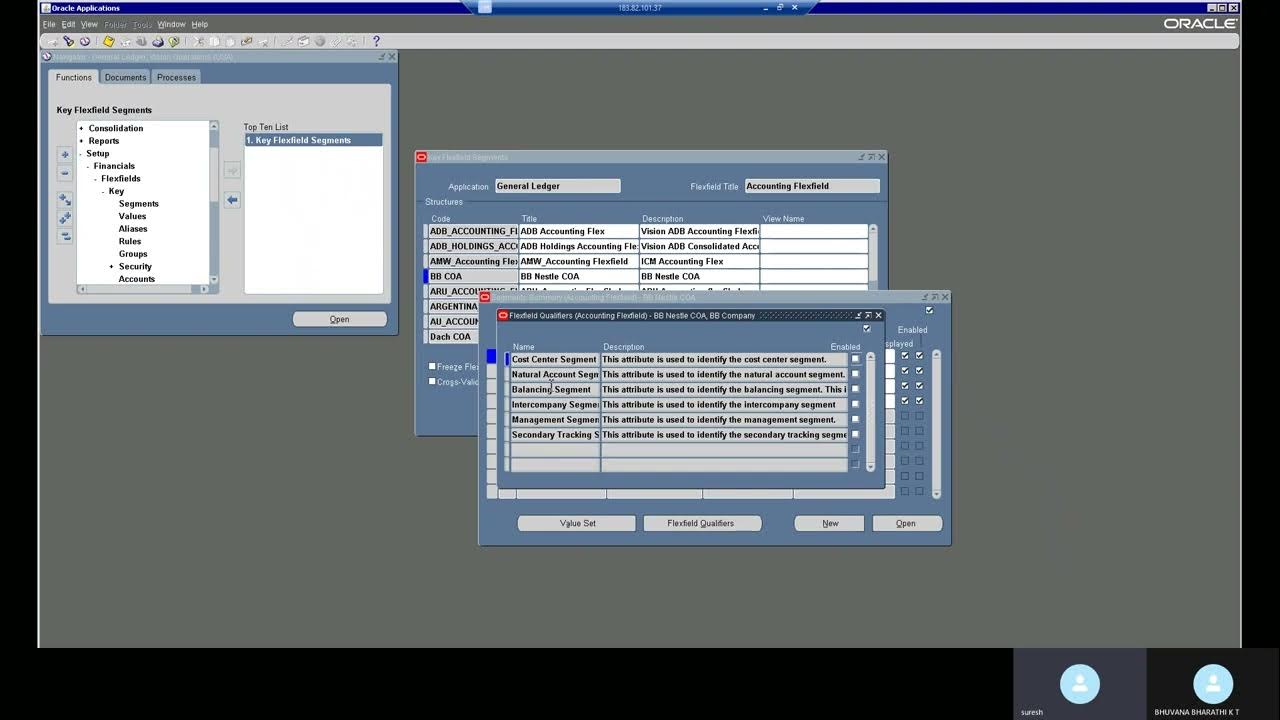 Oracle Functional Tutorials - Financials - R12 - GL setups - COA- Value sets - values - YouTube
